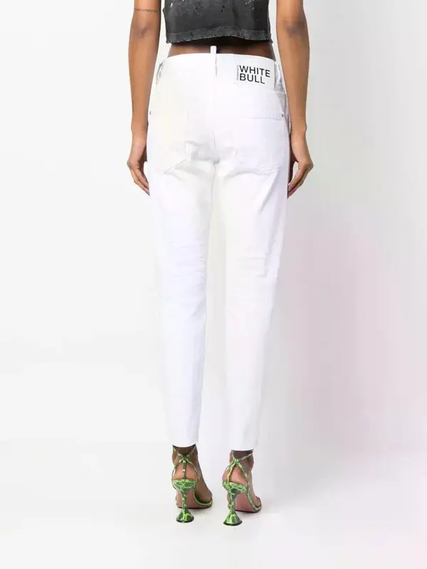 Dsquared2 Cropped Straight-leg Jeans