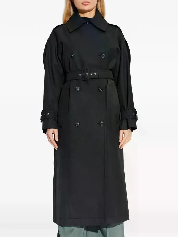 Sportmax Double-breasted Trench Coat