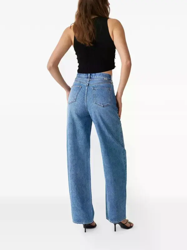 HEY JOANIE Twilight Belted Wide Leg Jeans