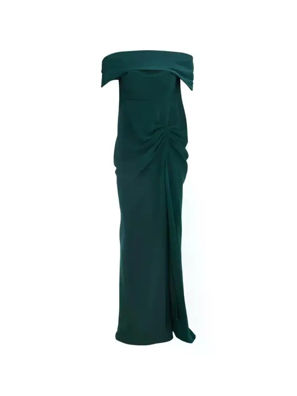 RHEA COSTA Maxi Dress With Draped Detail