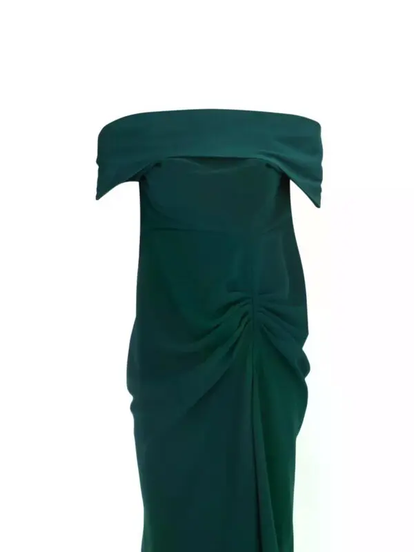RHEA COSTA Maxi Dress With Draped Detail