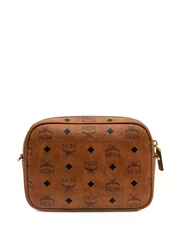 Mcm Logo Print Shoulder Bag