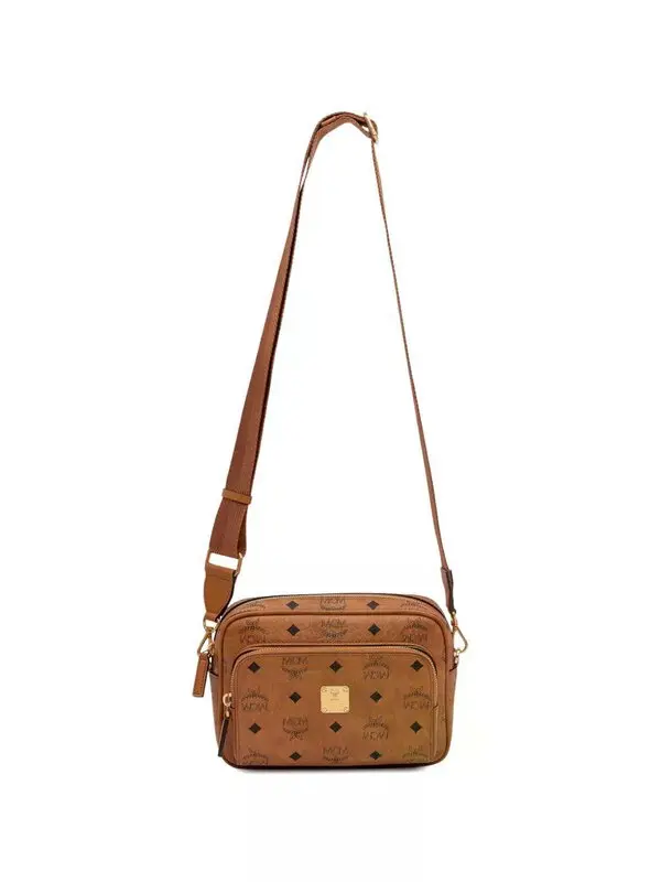 Mcm Logo Print Shoulder Bag