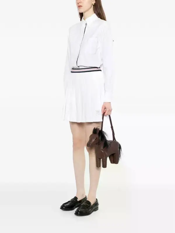Thom Browne Horse Appliqué Shoulder Bag