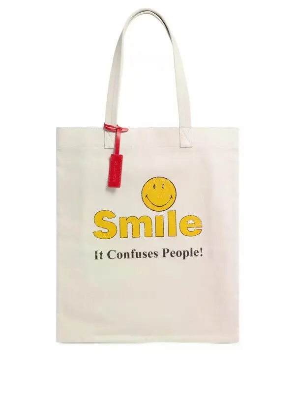Dsquared2 Smiley X Shopping Bag - Neutrals