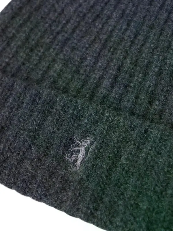 Pringle Of Scotland Ribbed Cashmere Beanie - Grey