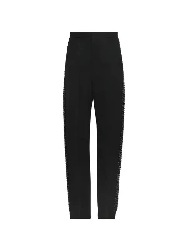 DIOTIMA High-waisted Wide-leg Crystal Trousers