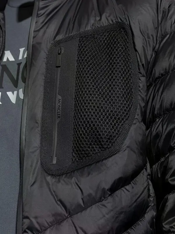 Moncler Mackinac Quilted Mesh Pocket Jacket