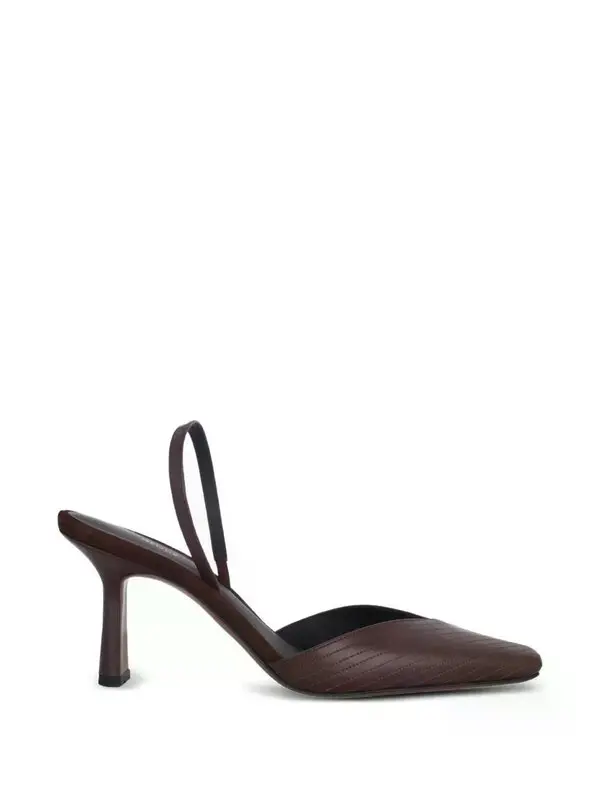 NEOUS Slingback Heeled Pumps - Brown