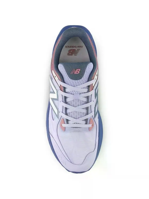 NEW BALANCE Logo Patch Lace-up Sneakers - Purple