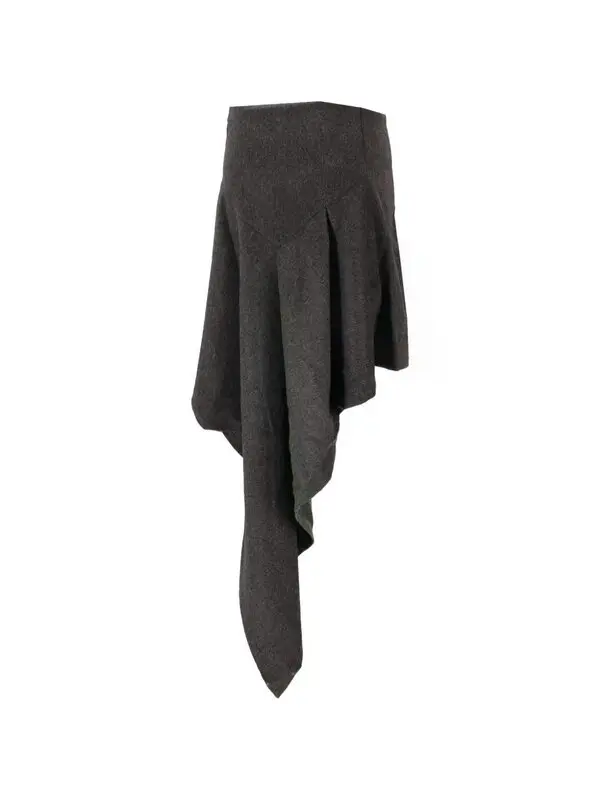 NICCOLO PASQUALETTI Wool Cascade Skirt