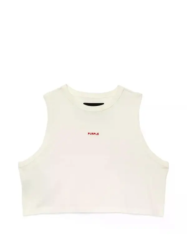 PURPLE BRAND Wordmark Sleeveless Tank Top