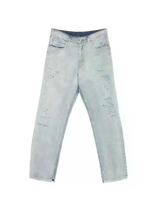 MAISON MARGIELA Distressed Straight Leg Jeans