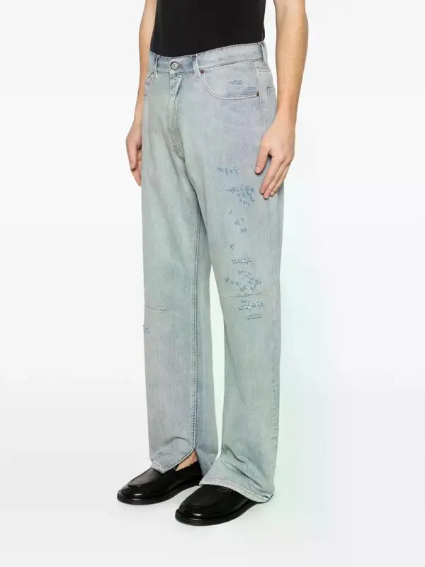 MAISON MARGIELA Distressed Straight Leg Jeans