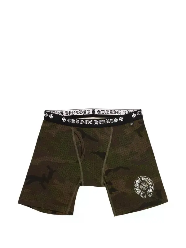 Chrome Hearts Camouflage-pattern Boxers - Brown