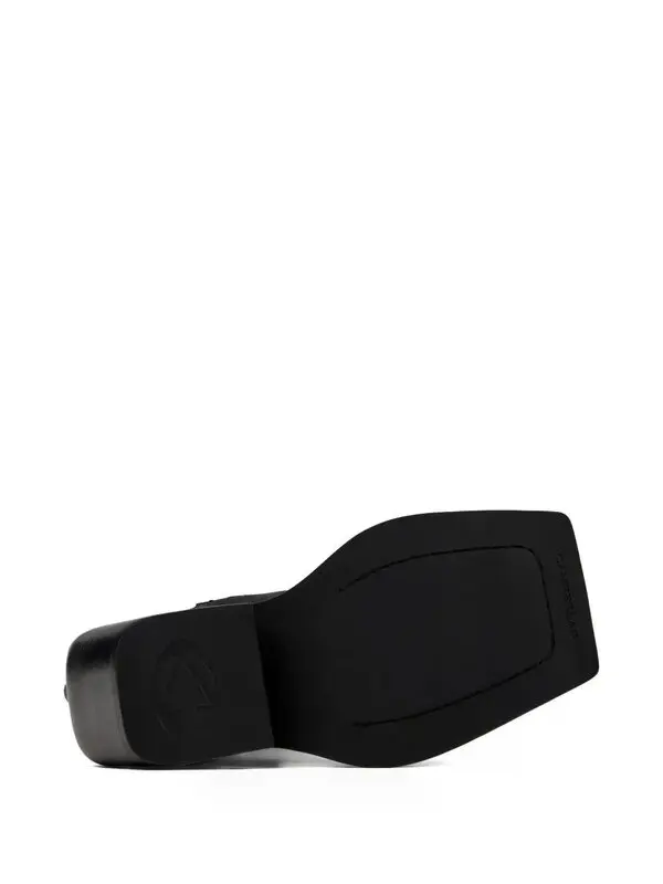 Camper Square Toe Leather Knee-high Boots