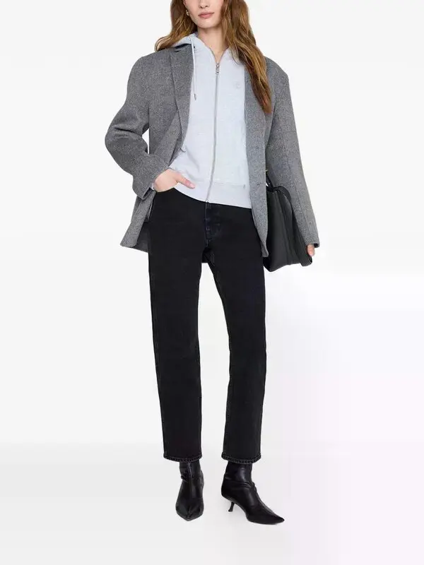 ANINE BING Casper Zip-up Hoodie - Grey