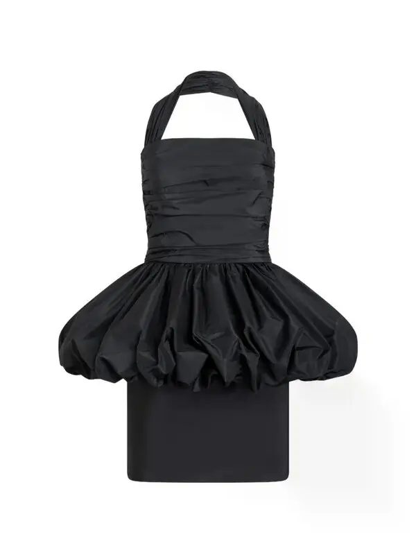 PATOU Halterneck Mini Dress - Black