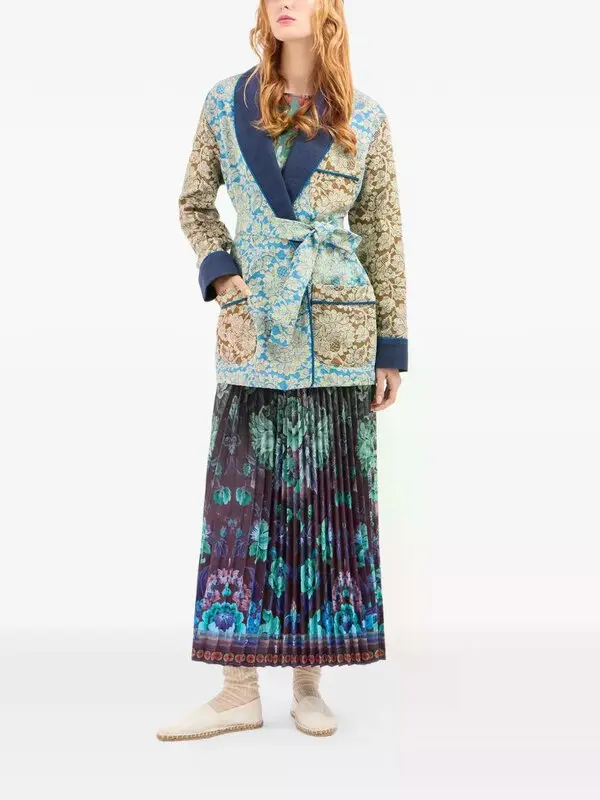 PIERRE-LOUIS MASCIA Long-sleeve Floral Blouse - Green