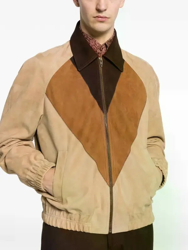 Valentino Garavani Diamond Panel Collar Jacket - Neutrals