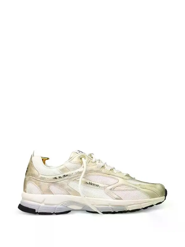 THEMERCER. The Mercer The Re-rune Metallic Panelled Sneakers