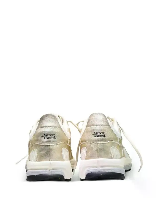 THEMERCER. The Mercer The Re-rune Metallic Panelled Sneakers