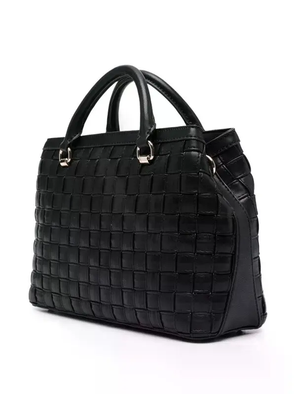 Guess Sandy Tassel Grid Tote Bag