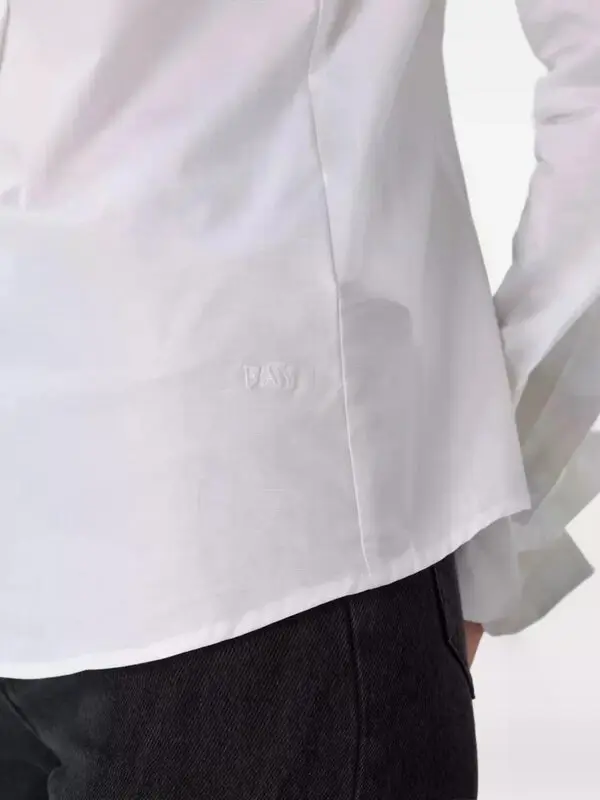 FAY Buttoned Long-sleeve Shirt With Classic Collar