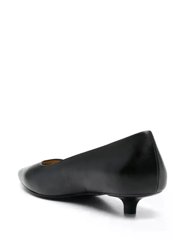 Marsèll Leather Pointed Toe Pumps - Black