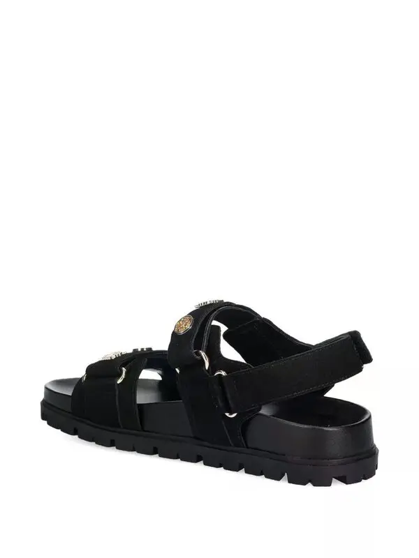Guess Florizi Touch-strap Sandals - Black