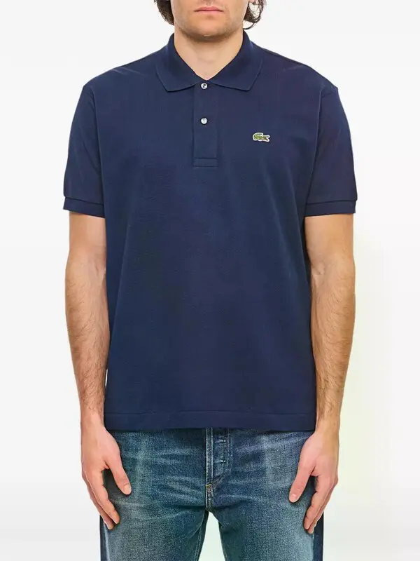 Lacoste Embroidered-logo Polo Shirt - Blue