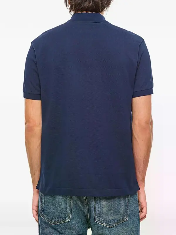 Lacoste Embroidered-logo Polo Shirt - Blue