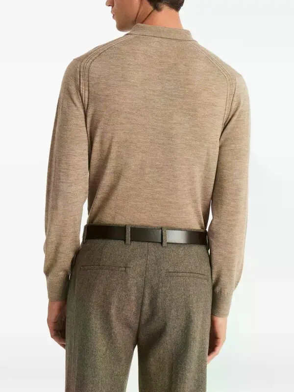 Pringle Of Scotland Button Polo-collar Sweater