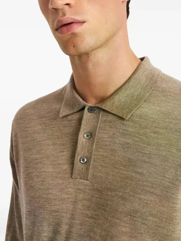 Pringle Of Scotland Button Polo-collar Sweater
