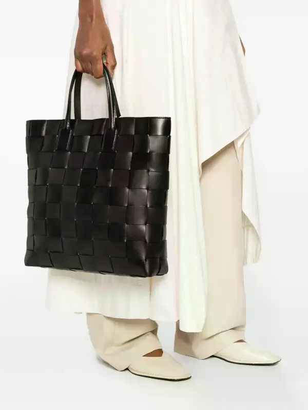 Dragon Diffusion Medium Pino Woven Top-handle Tote Bag