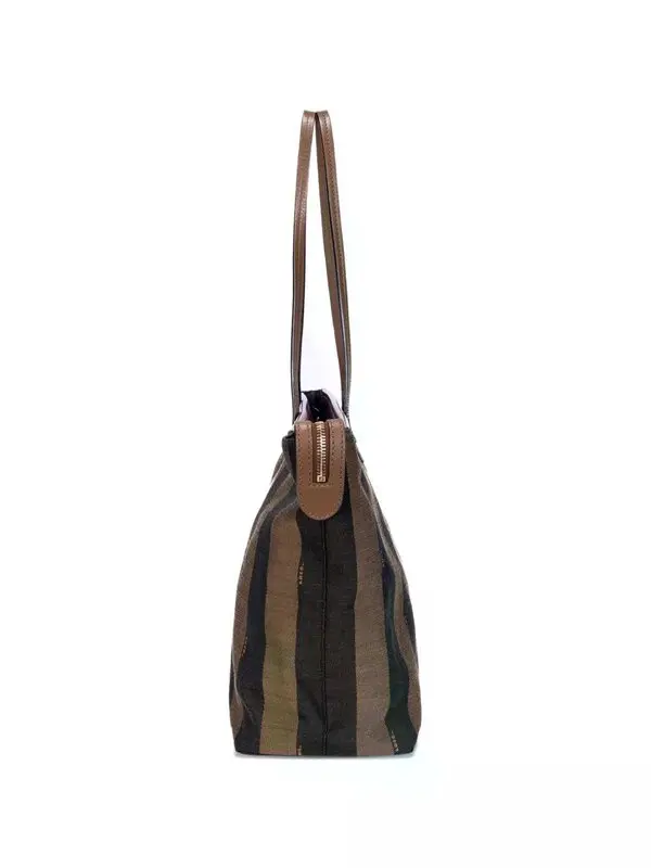 Fendi Requin Striped Tote Bag