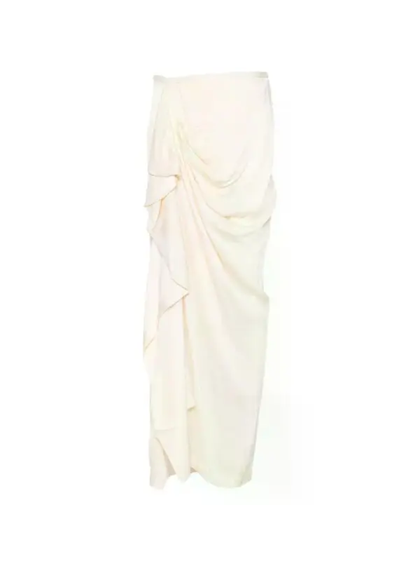 Bondi Born Draped Maxi Skirt - Neutrals