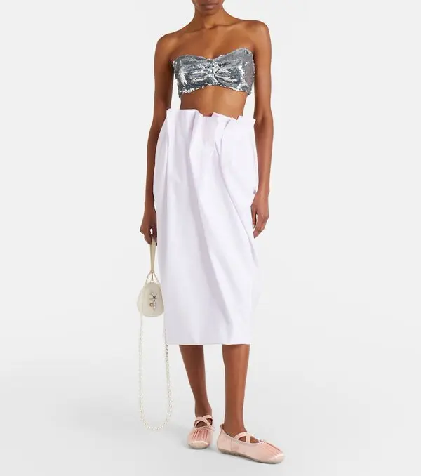 Simone Rocha Sequined Bandeau Top