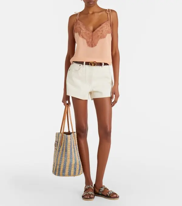 Valentino Garavani Embroidered Espadrille Sandals