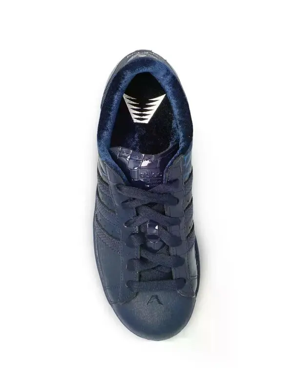 Adidas Superstar Ii Embossed Lace-up Sneakers