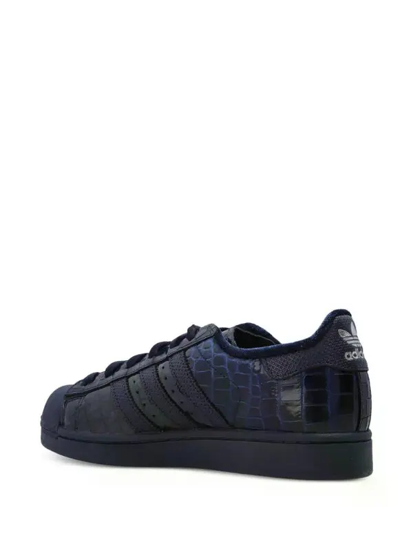 Adidas Superstar Ii Embossed Lace-up Sneakers