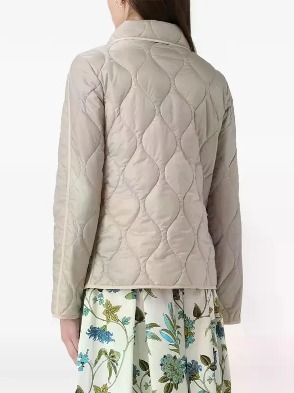 FAY Quilted Puffer Jacket With Toggle Closure - Neutrals