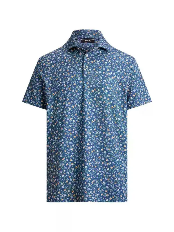Rlx Ralph Lauren Floral Polo Shirt - Blue