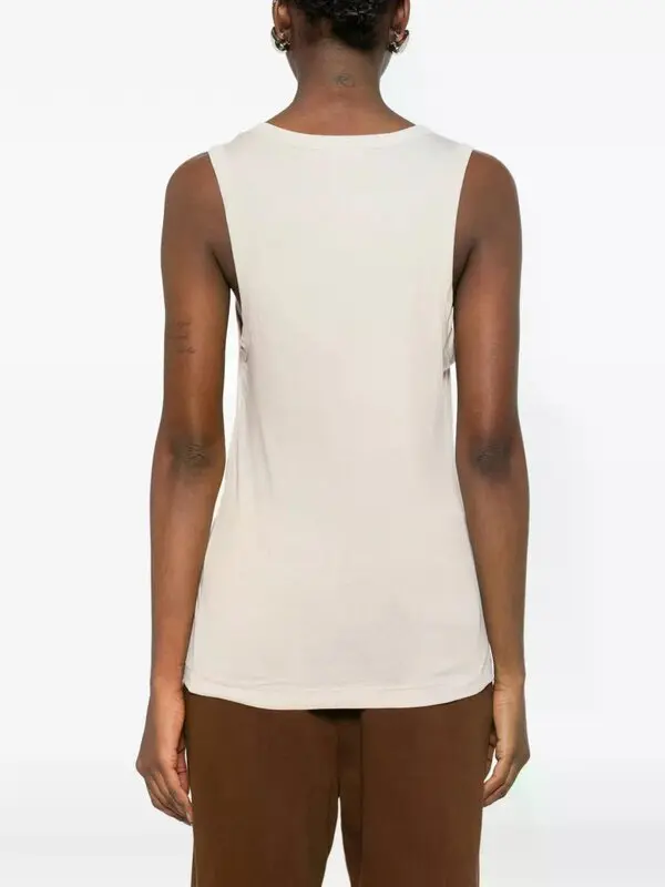 ENTIRE STUDIOS Sleeveless Vest Top - Neutrals