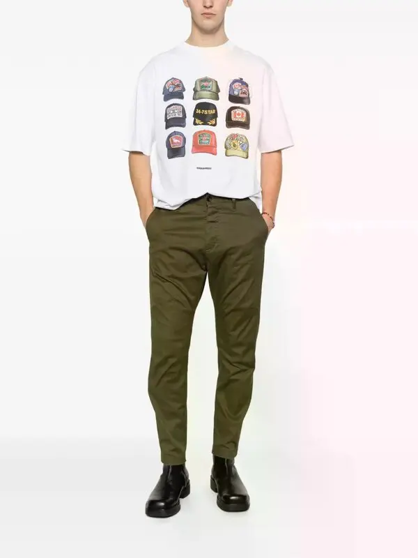 Dsquared2 Trousers With Knee Detail