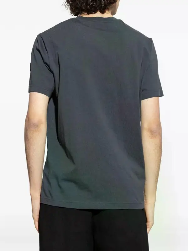 Moncler Logo Printed T-shirt - Grey