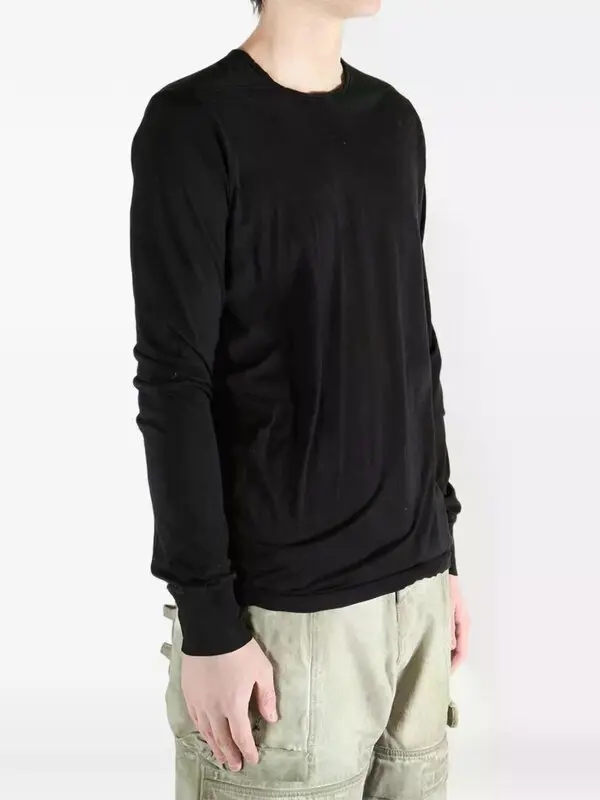 Rick Owens Long Sleeve Top With Tie Detail