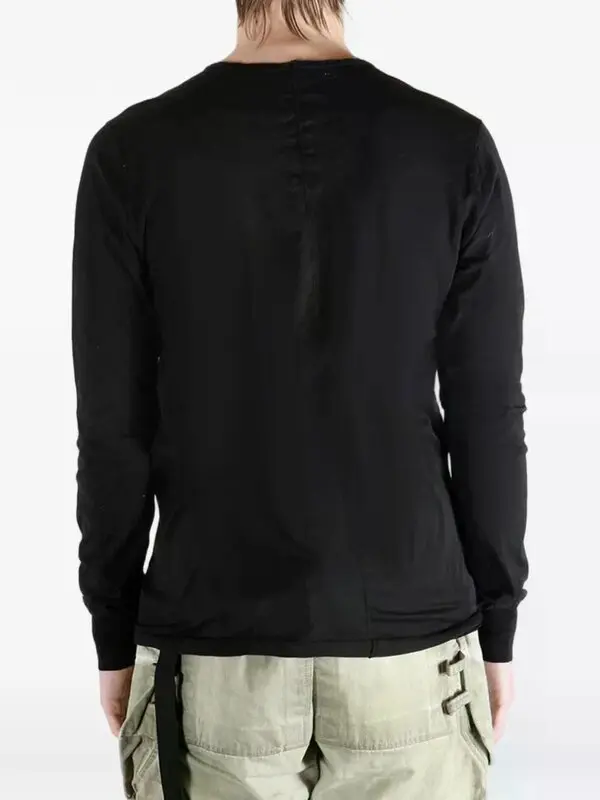 Rick Owens Long Sleeve Top With Tie Detail