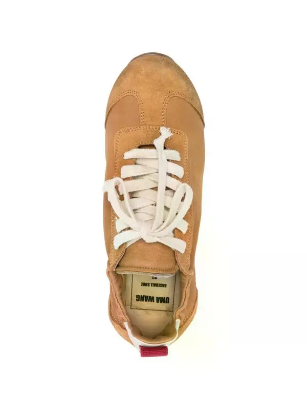 UMA WANG Lace-up Suede Sneakers - Neutrals