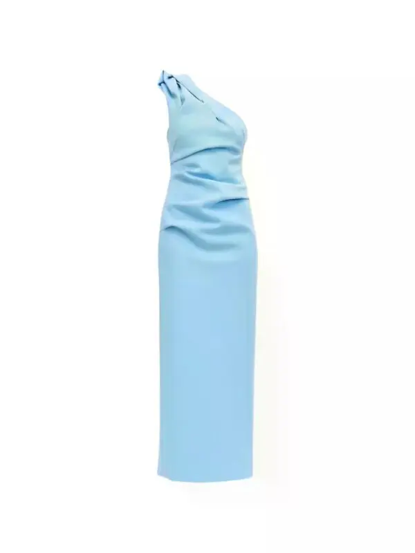 Acler Bracora One-shoulder Maxi Dress - Blue